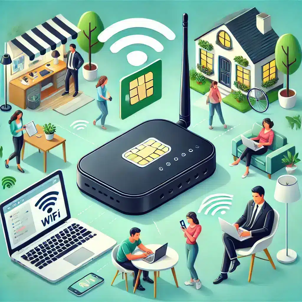 📶 Router móvil con tarjeta SIM: Internet flexible 🌍 allá donde vayas